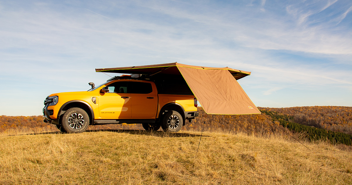 Shade Wall for the Infinity 270 Awning | EDGE Overland